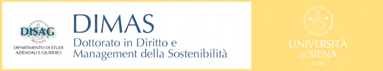 41° Ciclo – DIMAS – Dottorato in Diritto e Management della Sostenibilità